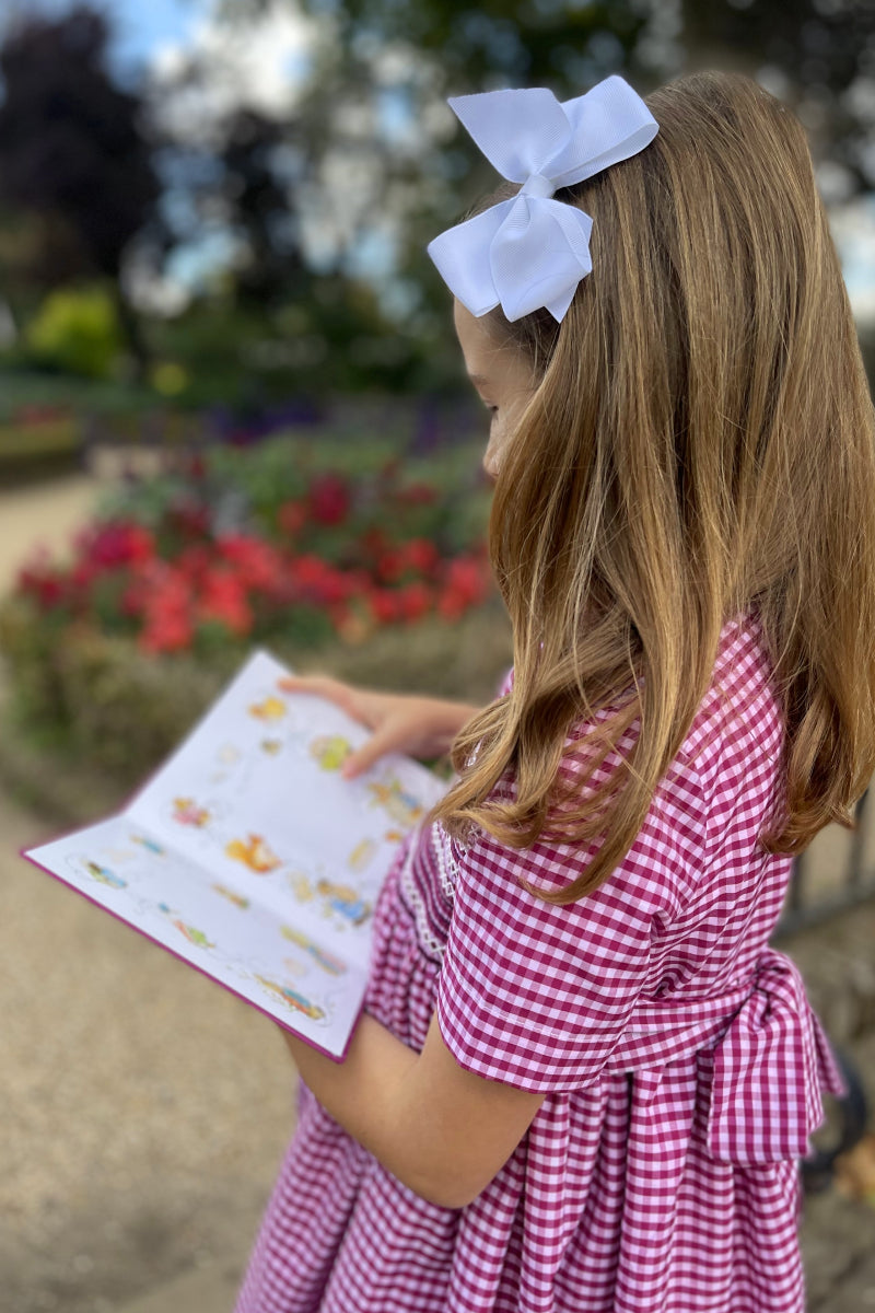 Cressida Handsmocked Girl Dress – Beatrice & Bee